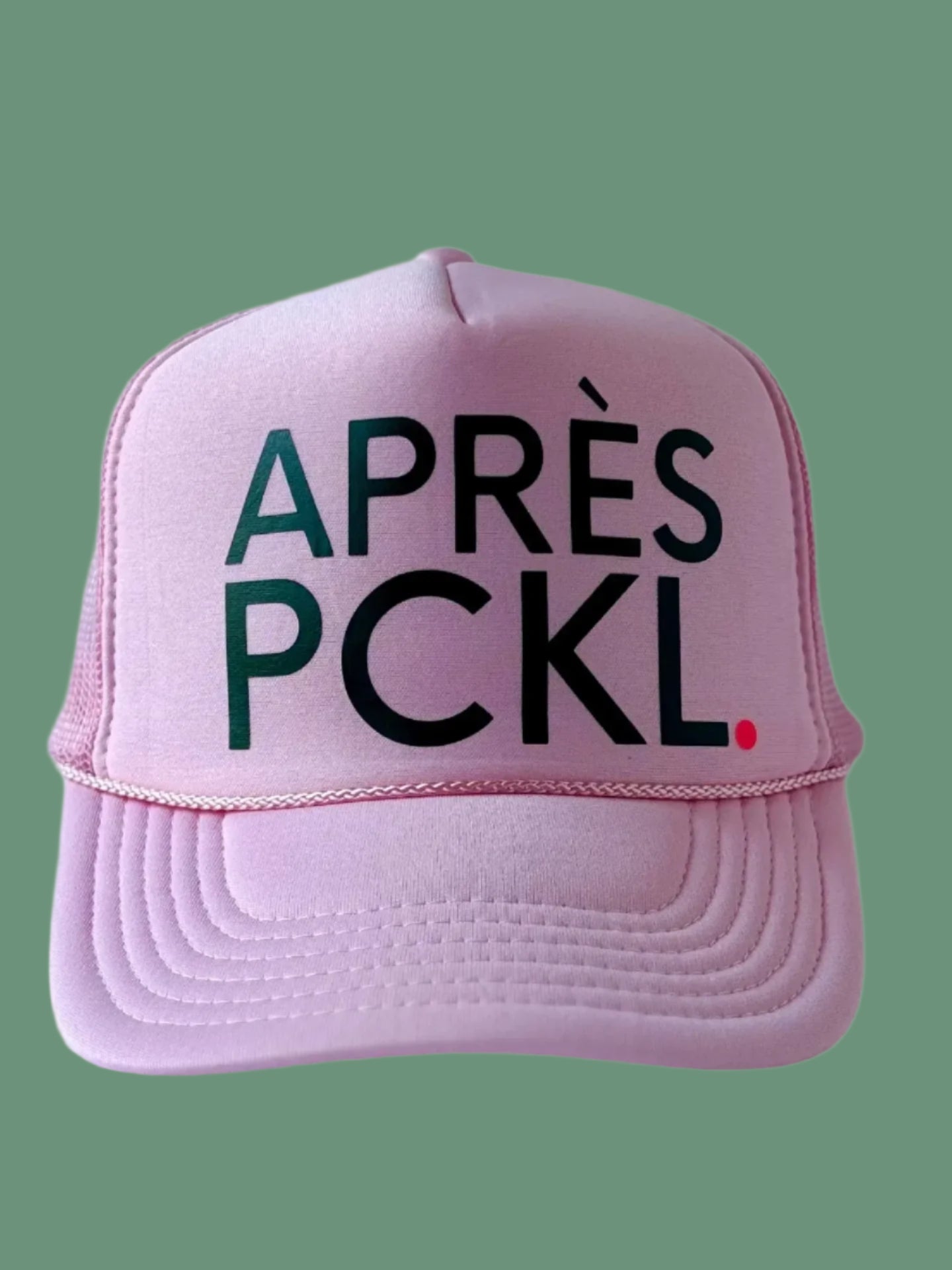 Après Pckl High Profile Pickleball Trucker Hat - Light Pink ...